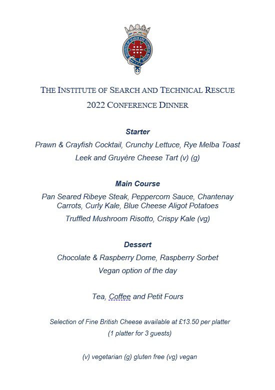 InSTR inaugural conference and networking dinner : Institute Of Search ...